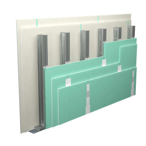 SD - 3x12,5 GKFI DFH2/CW 100+CW100/400 (W) - Ściany wysokie (powyżej 6 ...