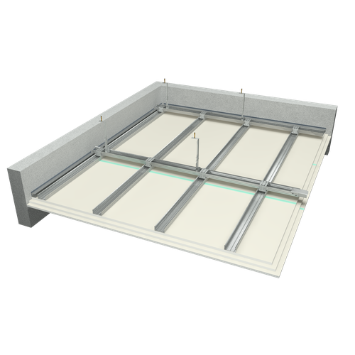 SP - 1x15+2x12,5 GKFI DFH2/CD 60, N - Sufity podwieszane - Norgips ...