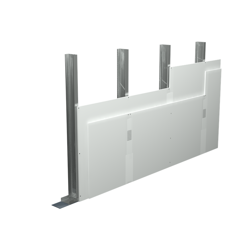 SO - 2x12,5 GKB A + ACO A/CW 100 (W) - Ściany osłonowe (obudowy ...