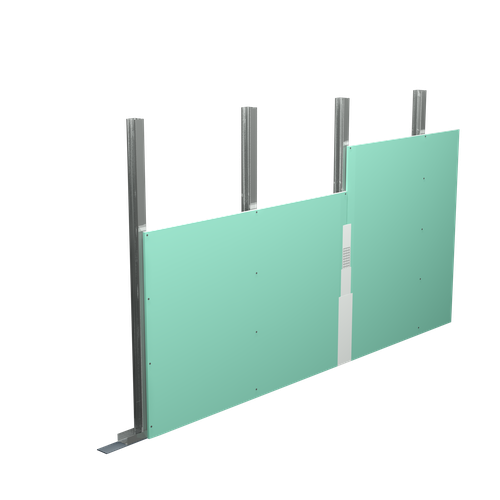 SO - 1x15 GKFI DFH2/CW 50 (W) - Ściany osłonowe (obudowy szachtów ...