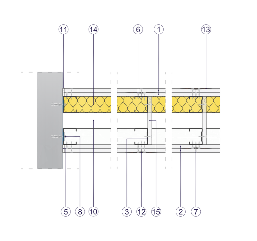 SDI - 2x12,5 GKB A + GKBI H2/2xCW 50 W - Ściany działowe - Norgips ...