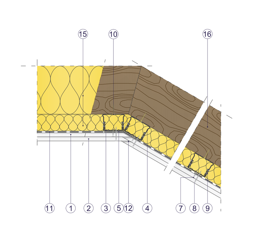 ZP - 2x12,5 GKBI H2 + GKFI DFH2/CD 60, ES, W - Zabudowa poddasza ...