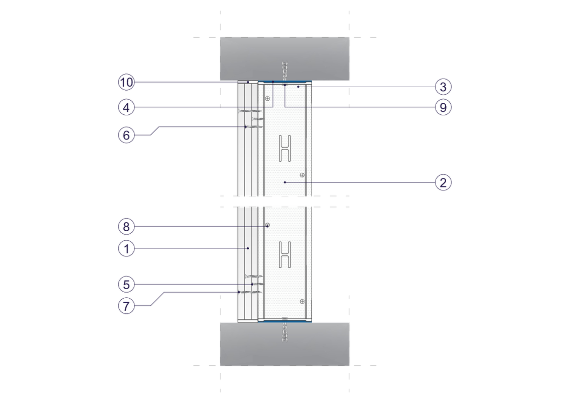 SO - 3x12,5 GKFI DFH2/CW 100+CW 100 (W) - Ściany osłonowe (obudowy ...